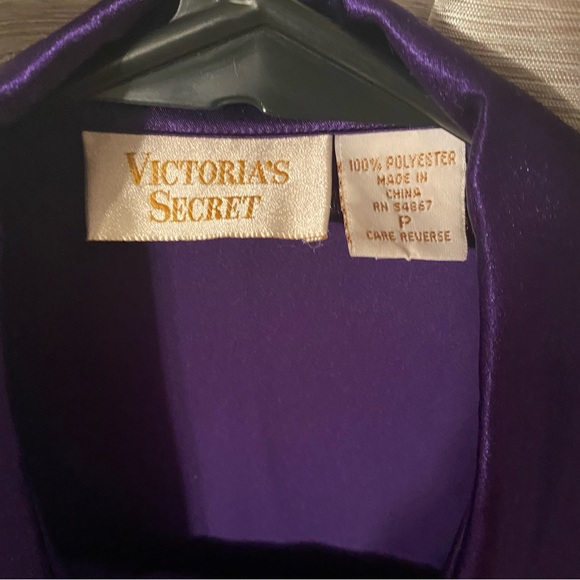 Intimates & Sleepwear | Vintage Victorias Secret Pajamas 199s Purple ...